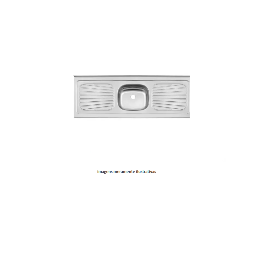 Pia Tramontina Aco Inox 105x52 1cc Standard - Centro Elétrico