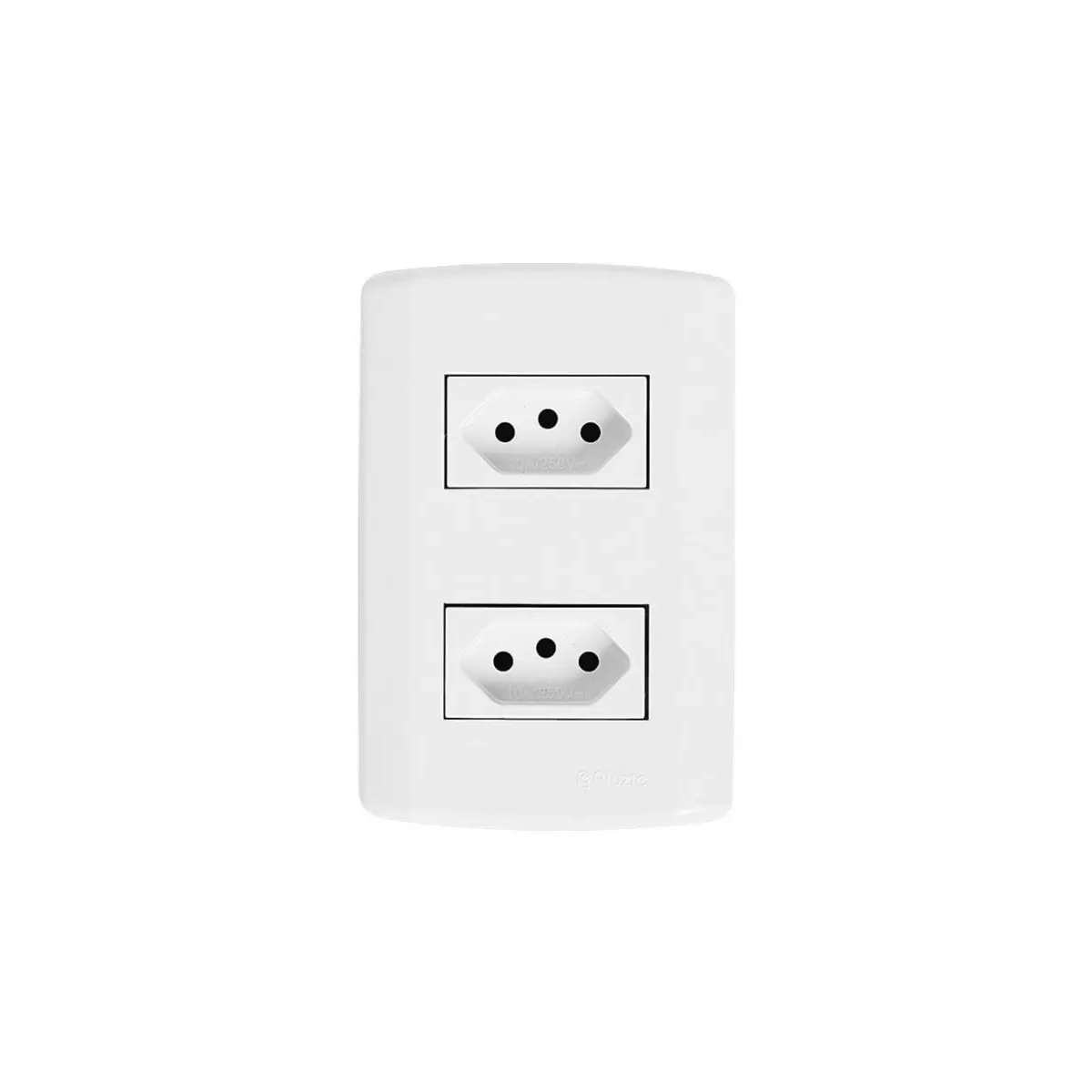 Tomada Dupla Modular 2P+T 20A 250v-Pluzie - Centro Elétrico